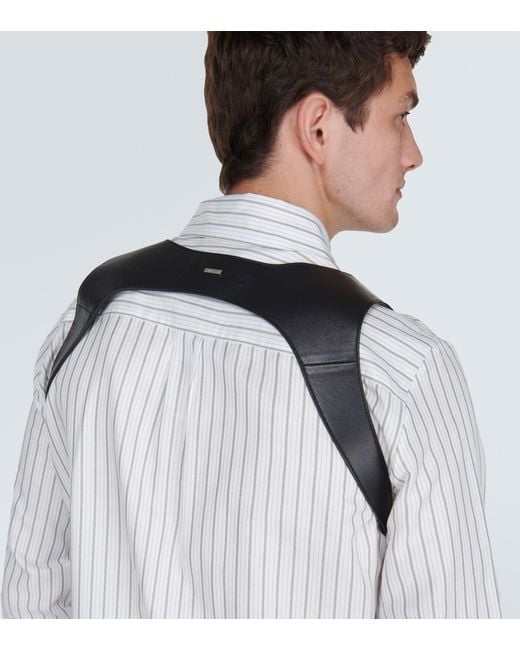 Amiri Leather Harness Bag in Black for Men | Lyst