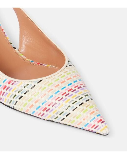 Aquazzura New Purist Sling 50 Slingback Pumps in Pink | Lyst