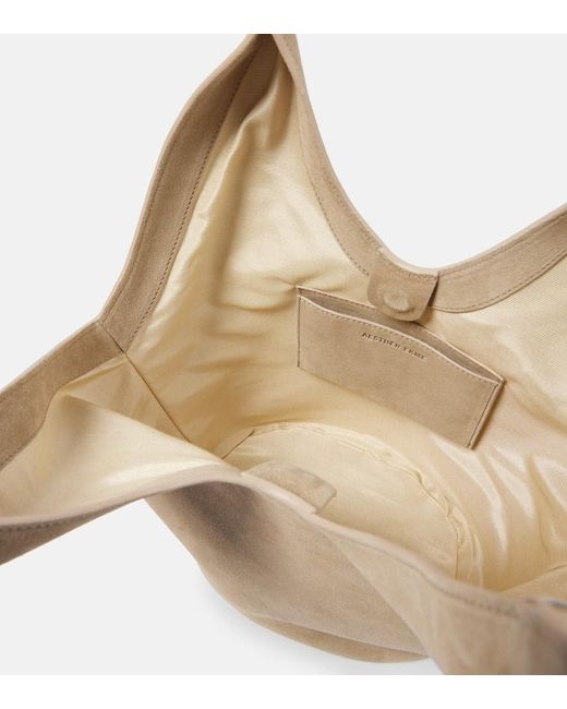 Aesther Ekme Phantom Bucket Medium Suede Tote Bag in Natural | Lyst