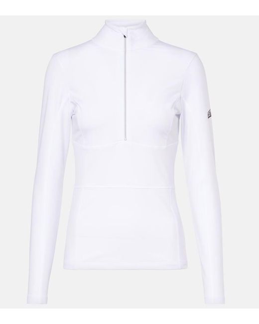 Jet Set Ginger Half-zip Ski Top in White | Lyst