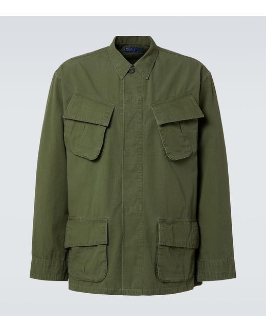 Polo Ralph Lauren Casual Cotton Field Jacket in Green for Men | Lyst