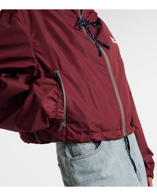Miu Miu Technical Jacket in Red | Lyst UK