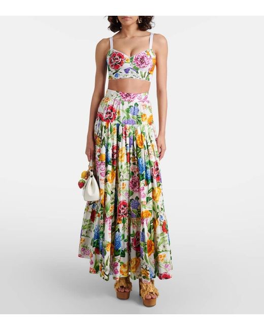 Dolce & Gabbana Raffia-Effect Platform Mules in Metallic | Lyst