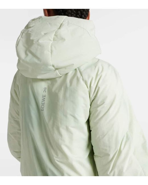 Loewe X On Tie-Dye Technical Puffer Jacket in Green | Lyst