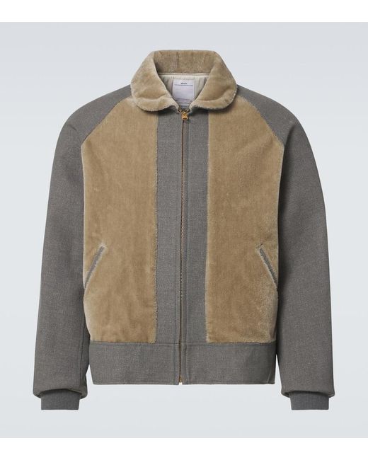 Visvim Mackenzie Wool And Linen Jacket in Gray for Men | Lyst