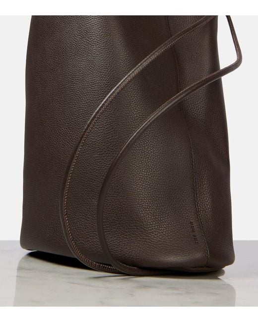 The Row Joe Leather Backpack in Brown | Lyst