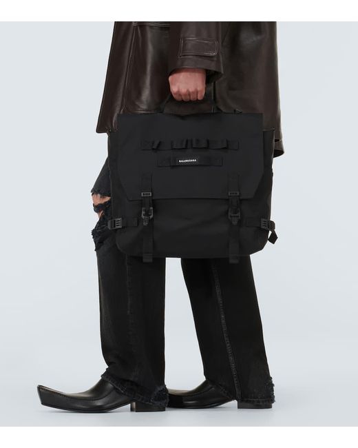 Balenciaga Army Messenger Bag in Black for Men | Lyst