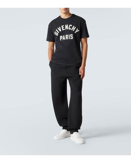 Givenchy Cotton-Blend Sweatpants in Black for Men | Lyst UK