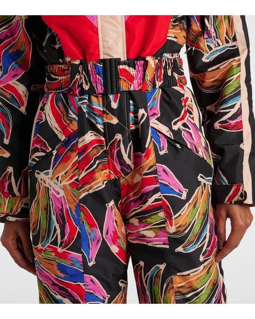 FARM Rio Printed Ski Suit in Red | Lyst