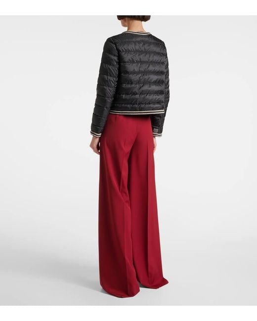 Max Mara The Cube Kate Down Jacket in Black | Lyst