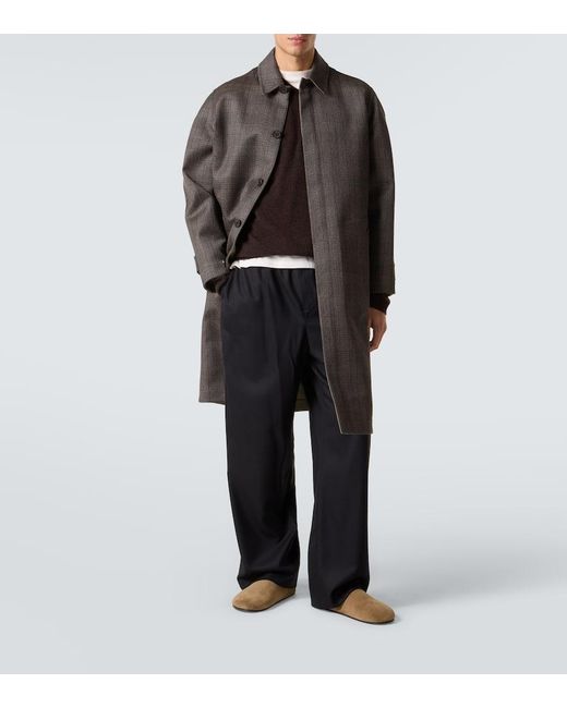 The Row Hudson Suede Mules in Brown for Men | Lyst UK