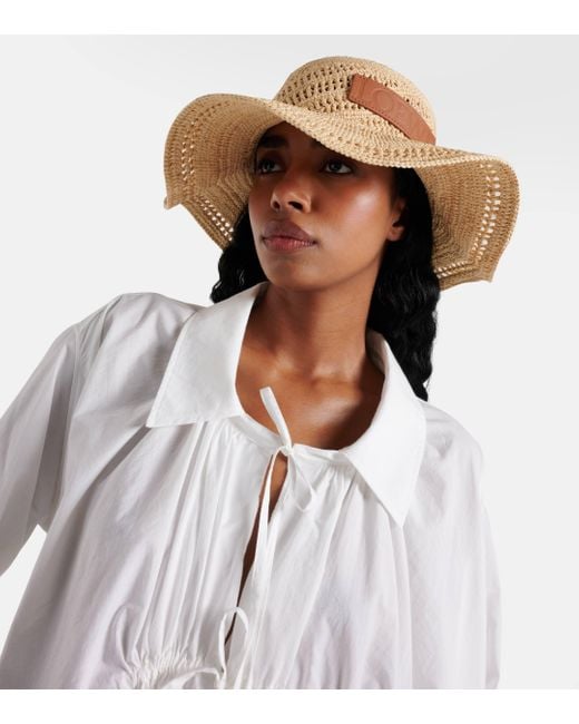 Loewe Paula'S Ibiza Raffia Sun Hat in Natural | Lyst UK