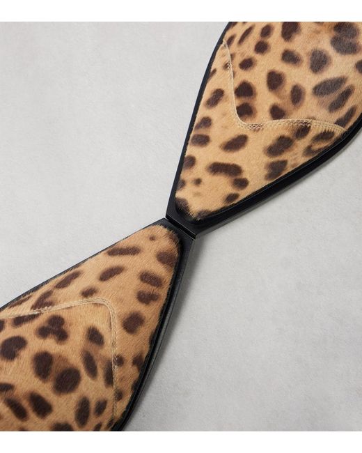 Jimmy Choo Cece 60 Leopard-Print Calf Hair Ankle Boots in Brown | Lyst