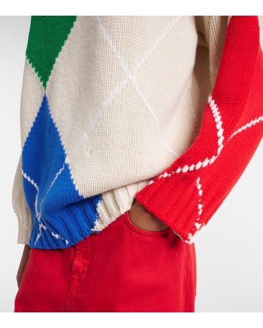 JW Anderson X Pringle Of Scotland Turtleneck Sweater in Green | Lyst UK