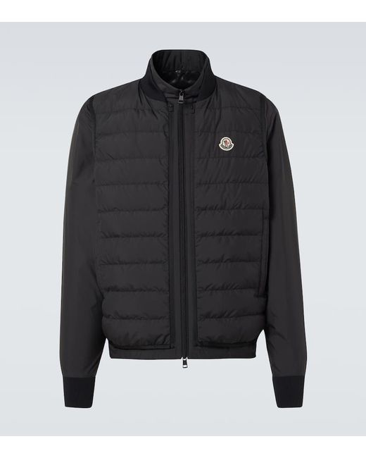 Moncler Verney Convertible Down Jacket in Black for Men | Lyst