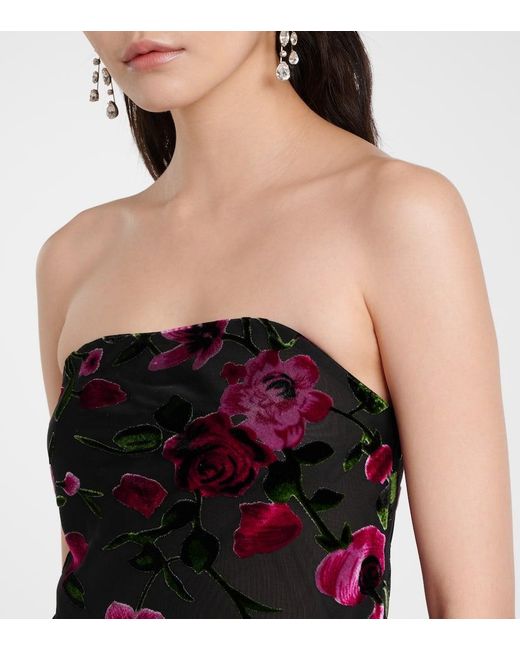 Rodarte Velvet Devore Gown in Purple | Lyst