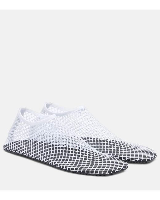 Christopher Esber Mesh Water Ballet Flats in White | Lyst
