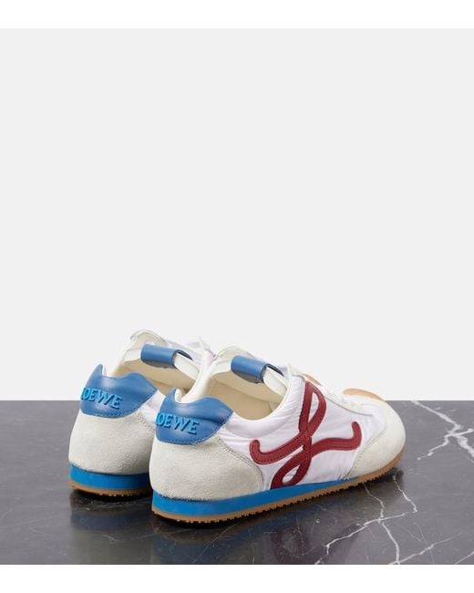 Loewe Ballet Runner 2.0 Leather Sneakers in White | Lyst