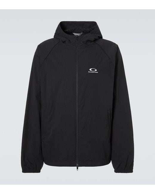 Balenciaga Technical Track Jacket in Black for Men | Lyst