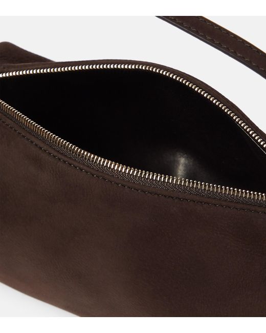 The Row 90's Leather Shoulder Bag in Brown | Lyst