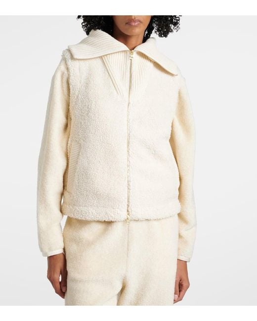 Varley Teddy Vest in Natural | Lyst