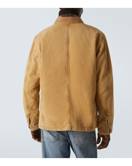 RRL Lynn Cotton Field Jacket in Brown for Men | Lyst