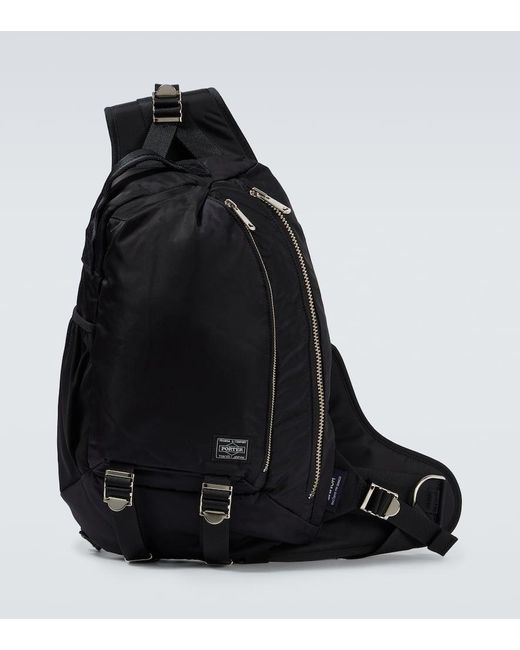 Comme des Garçons X Porter Logo Twill Backpack in Black for Men | Lyst
