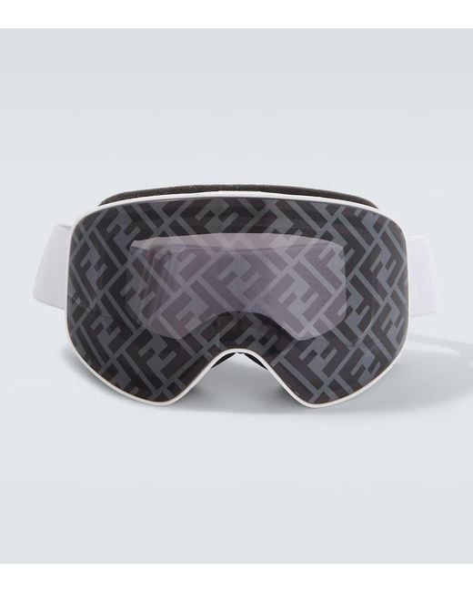Fendi Logo Ski Goggles in Grey for Men | Lyst UK