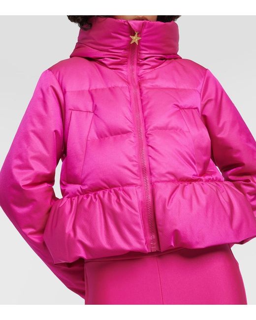 Goldbergh Volante Down Ski Jacket in Pink | Lyst