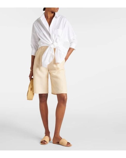 Robert Clergerie Ineni Raffia Slides in Natural | Lyst