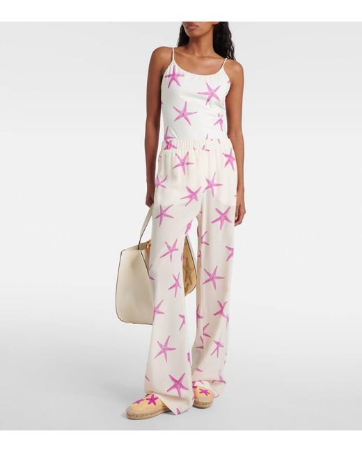 Valentino Starfish Swimsuit in Pink | Lyst