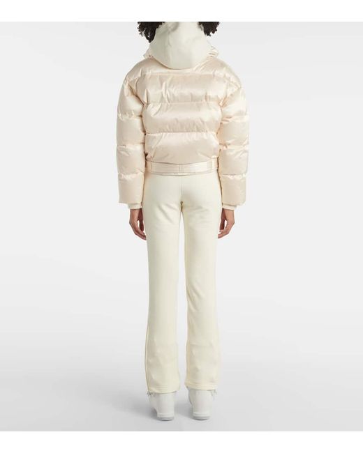 Bogner Aya Ski Suit And Down Jacket Set in Natural | Lyst