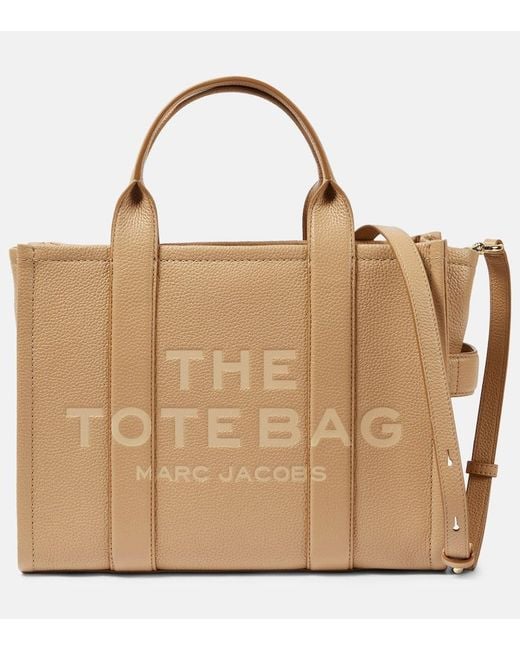 Marc Jacobs The Medium Leather Tote Bag in Brown | Lyst