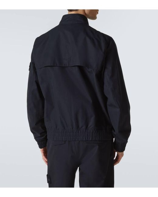 Stone Island Ghost Compass Cotton Bomber in Blue for Men | Lyst