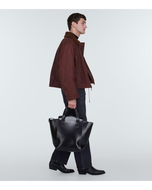 Our Legacy More Leather Tote Bag in Black for Men | Lyst