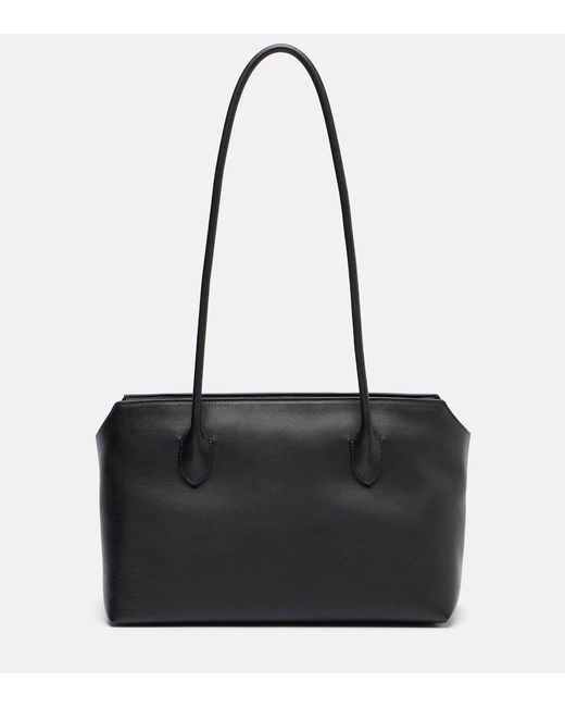 The Row Terrasse Leather Shoulder Bag in Black | Lyst UK
