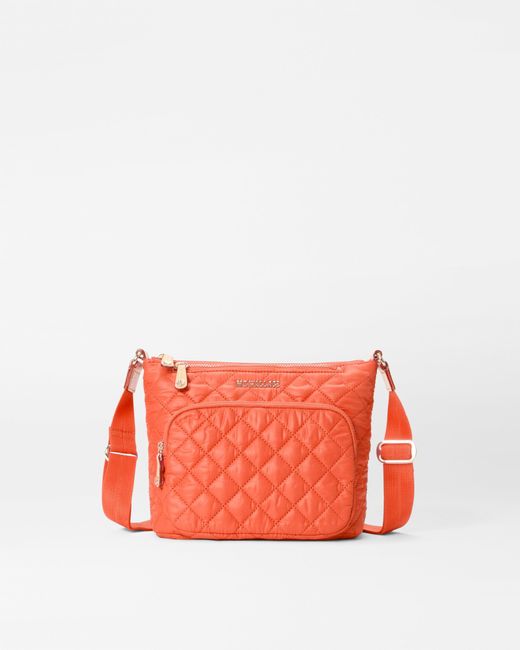 MZ Wallace Poppy Metro Scout Crossbody Deluxe in Red | Lyst