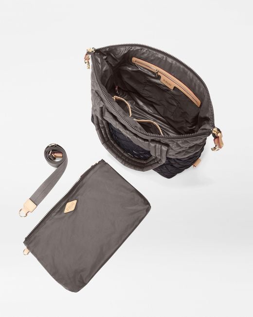 MZ Wallace Black/magnet Medium Sutton Deluxe in Blue | Lyst