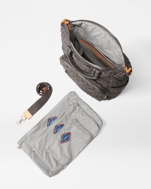 MZ Wallace Magnet Ballet Dancer Medium Metro Utility Backpack in Gray | Lyst