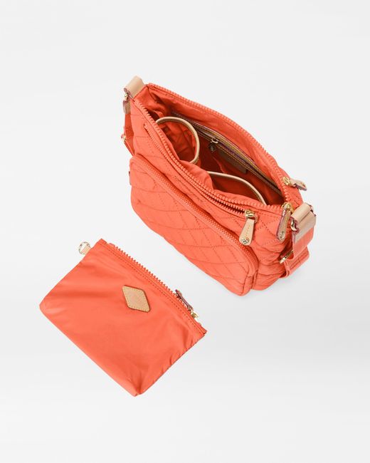 MZ Wallace Poppy Metro Scout Crossbody Deluxe in Red | Lyst