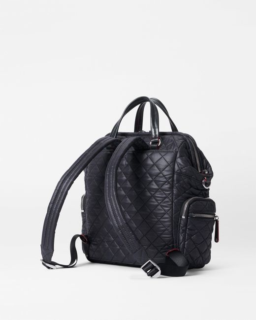 MZ Wallace Black Crosby Frame Backpack Ii in Blue | Lyst