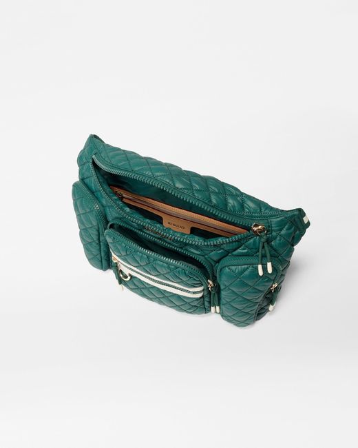 MZ Wallace Emerald/ecru Xl Metro Sling in Green | Lyst