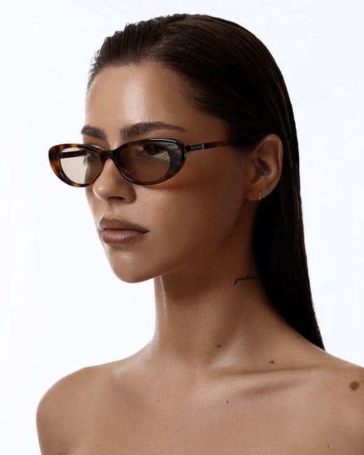 Naked Wolfe Alexa Tortoiseshell Sunglasses in Brown | Lyst