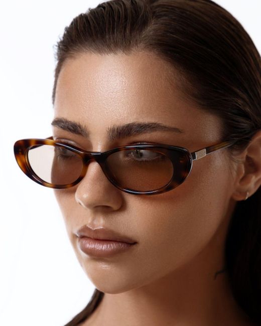 Naked Wolfe Alexa Tortoiseshell Sunglasses in Brown | Lyst