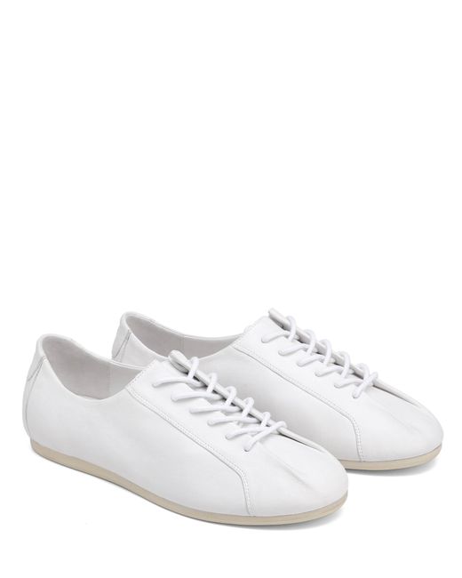 Naked Wolfe Man Toffee Leather in White | Lyst