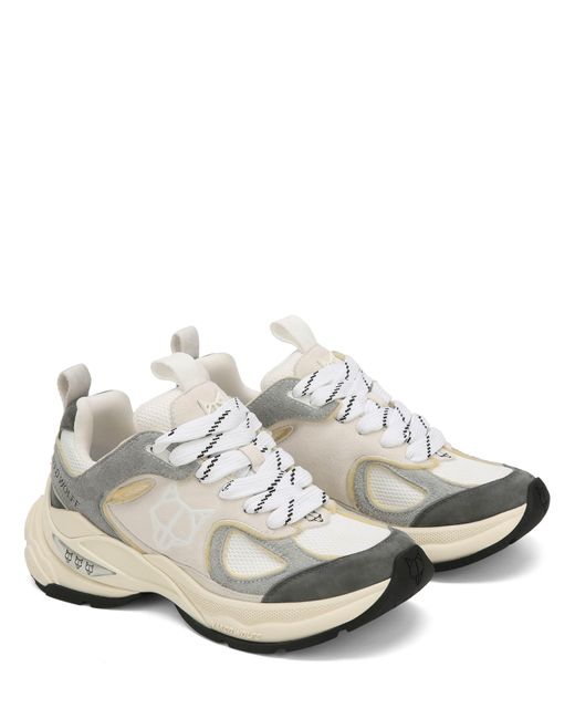 Naked Wolfe Speed Cow Suede/Mesh in White | Lyst