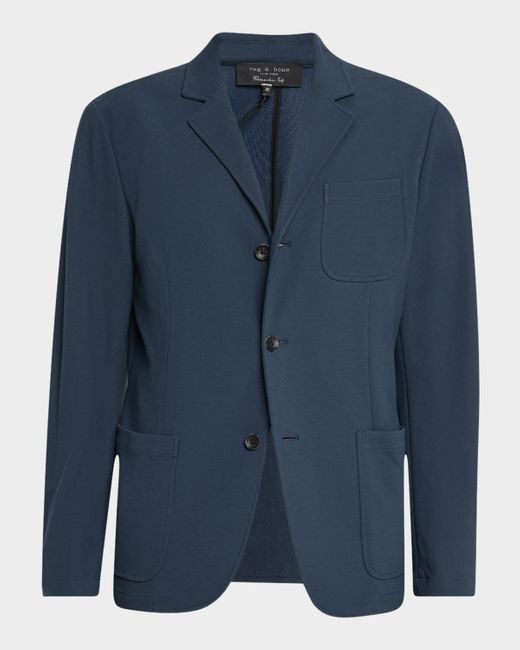 Rag & Bone Achilles Knit Blazer in Blue for Men | Lyst
