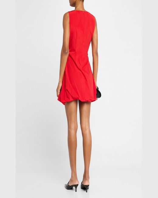 Wynn Hamlyn Bobbie Bubble Mini Dress in Red | Lyst