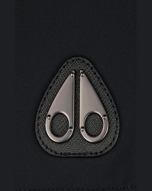 Moose Knuckles Dalon Polo Shirt in Black for Men | Lyst