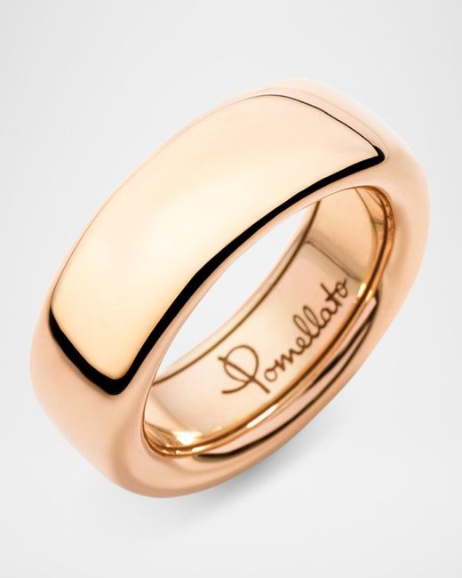 Pomellato Iconica 18K Slim Band Ring in Natural | Lyst